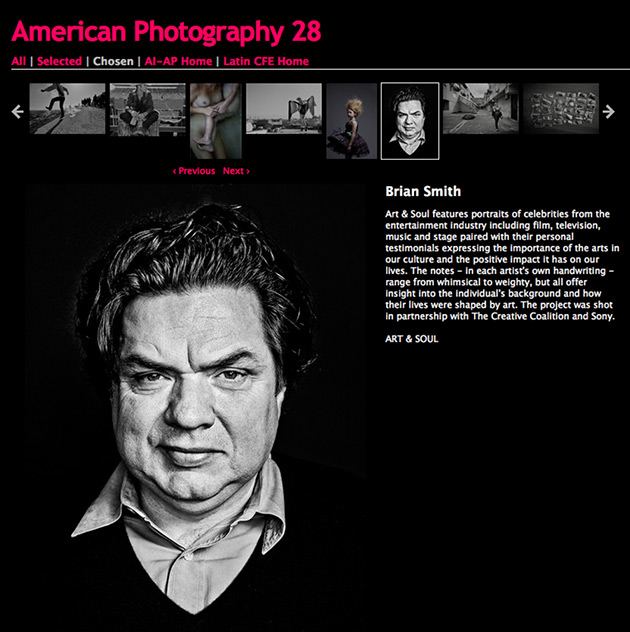 Chosen for American Photography 28 Awards l Brian Smith Pictures